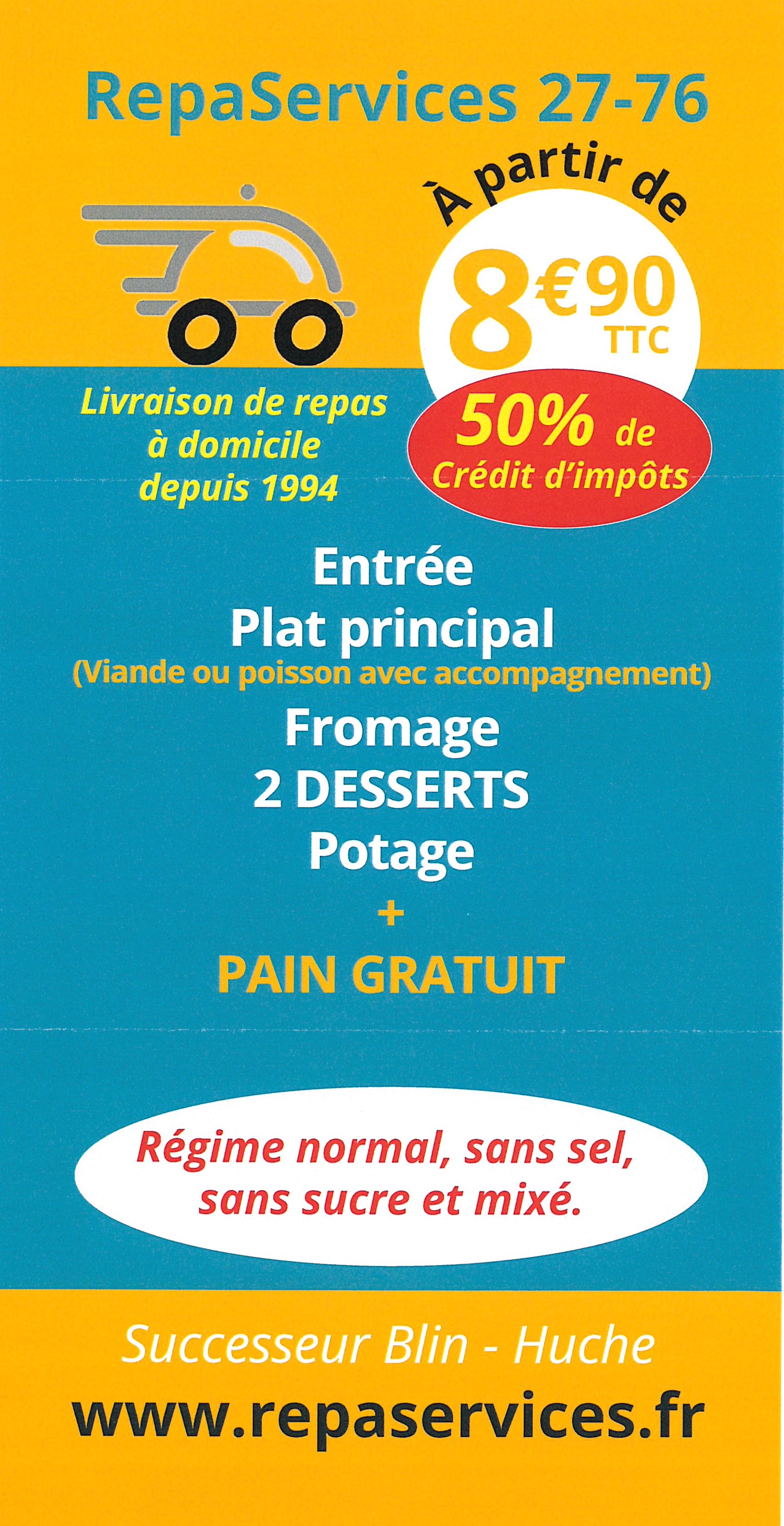 Portage de repas à domicile - Mairie de Bosroumois